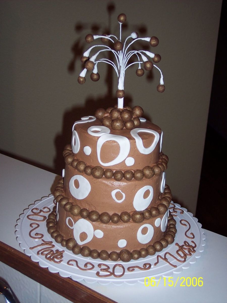 Nate's "big 30" Birthday Cake - CakeCentral.com