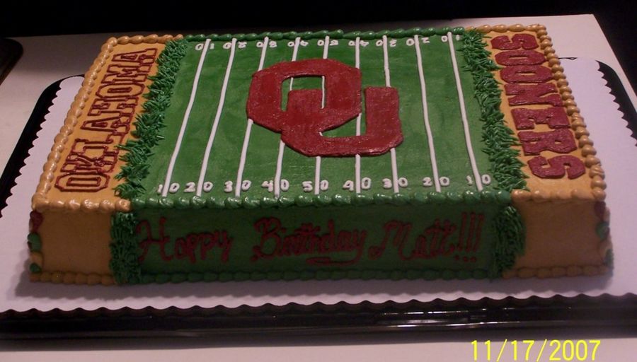 Oklahoma (Ou) Sooners - CakeCentral.com