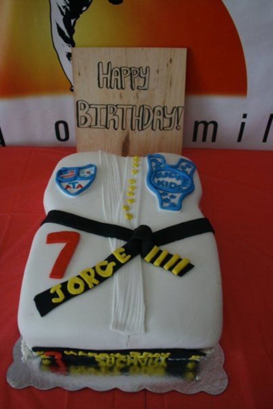 Karate Cake - CakeCentral.com