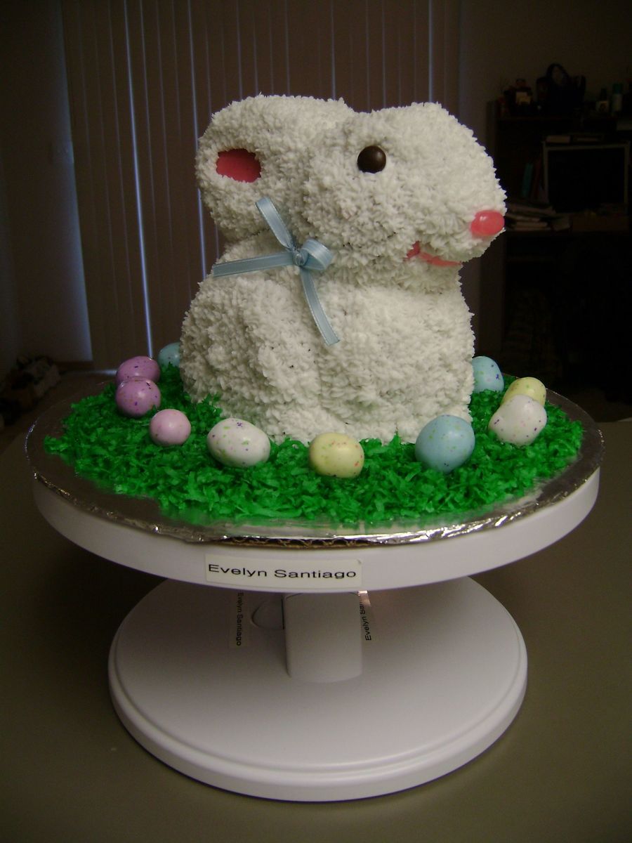 3D Bunny Cake - CakeCentral.com