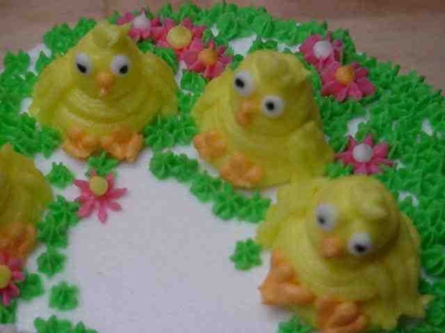 Close Up Figure Piping Chicks - CakeCentral.com