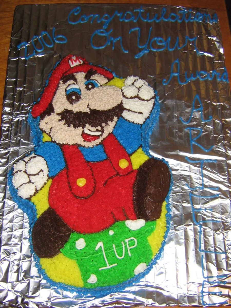 Mario Award Cake - CakeCentral.com