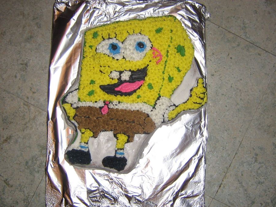 Spongebob Cake - CakeCentral.com