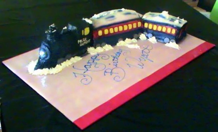Polar Express Birthday Cake - CakeCentral.com