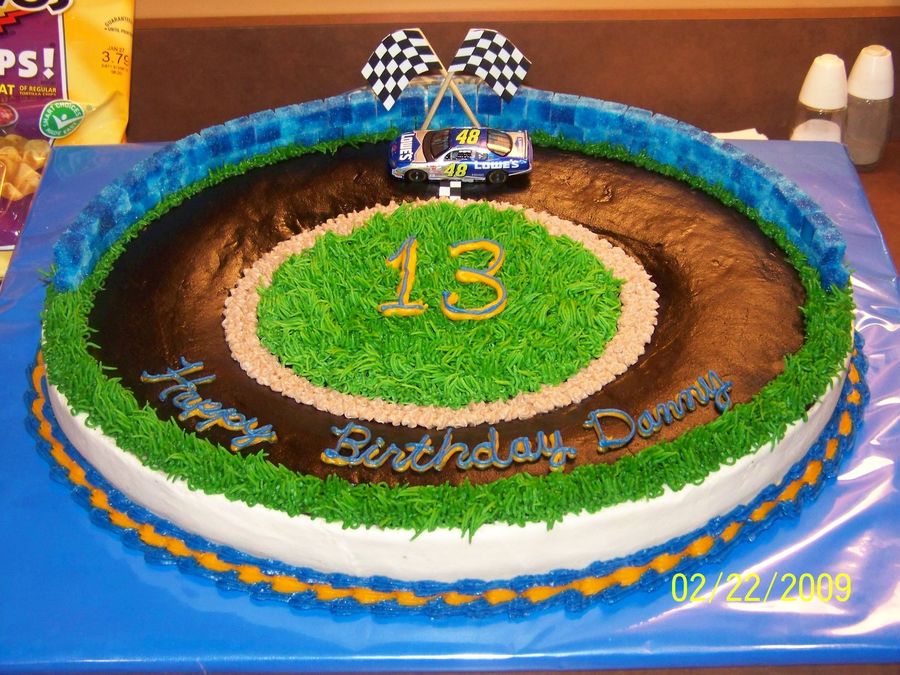 Nascar Cake - CakeCentral.com