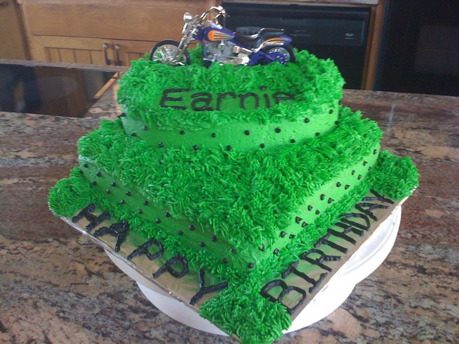 Birthday Grass - CakeCentral.com