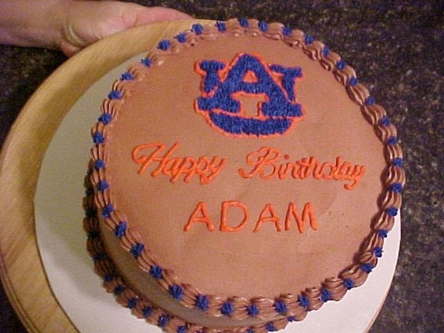 Auburn Birthday Cake - CakeCentral.com