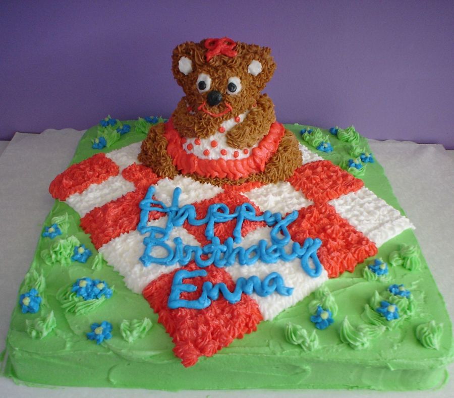 Bear Picnic - CakeCentral.com
