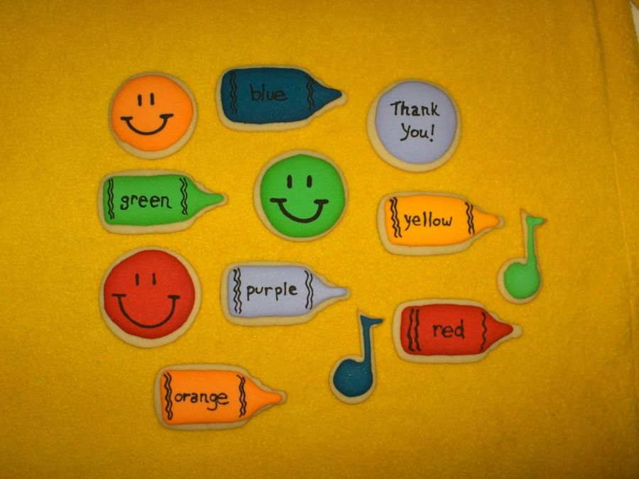 Smileys And Crayons - CakeCentral.com