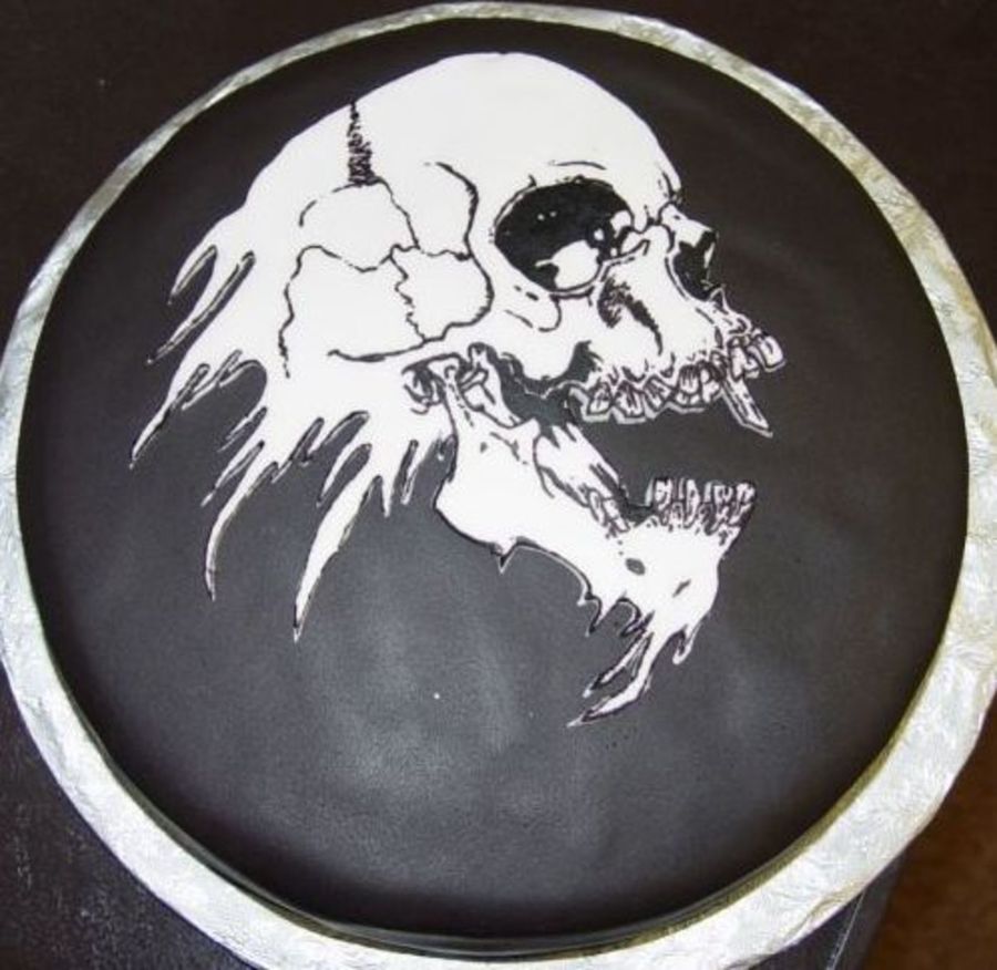 Skull Cake - CakeCentral.com