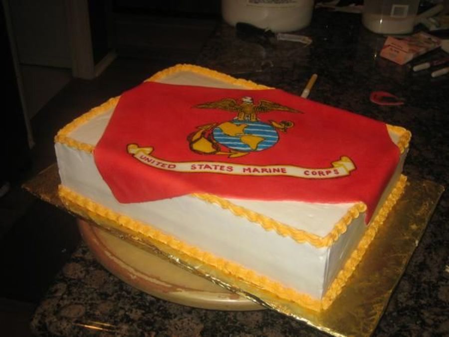 Marine Corps Birthday Cake - CakeCentral.com