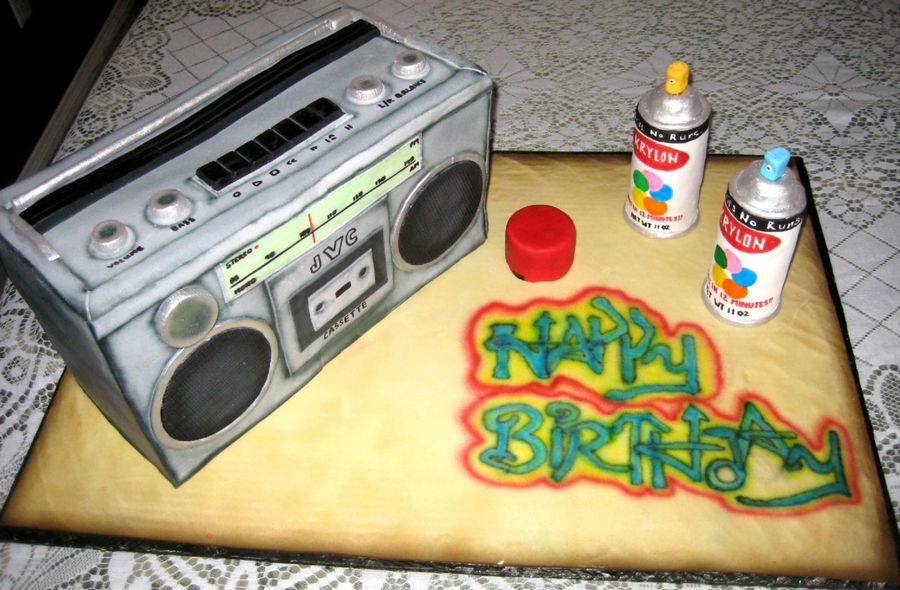 80's Boombox - CakeCentral.com
