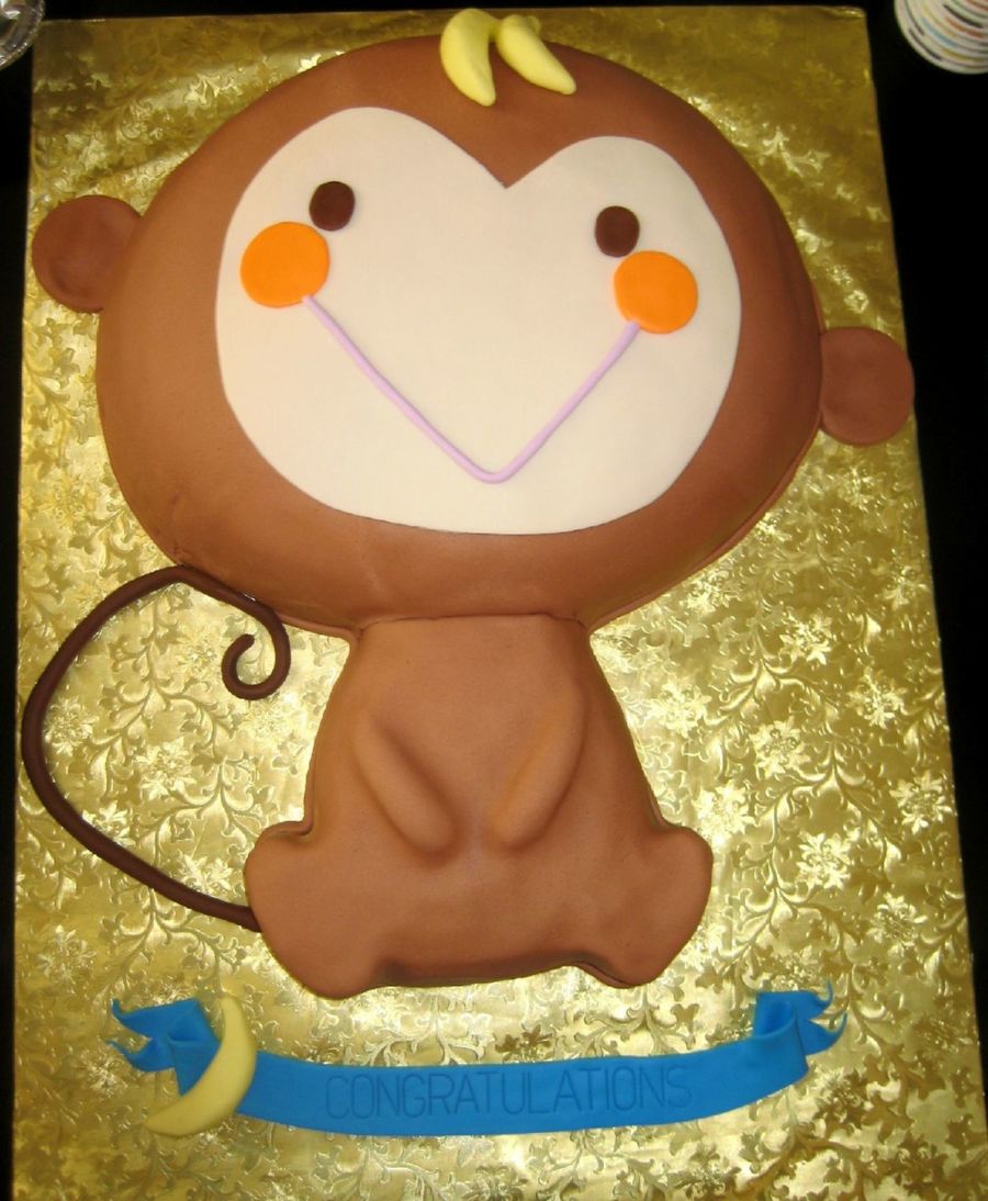 Monkey Baby Shower - CakeCentral.com