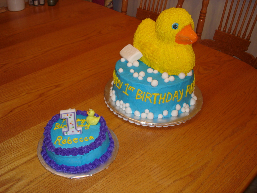 Ducky First Birthday - CakeCentral.com