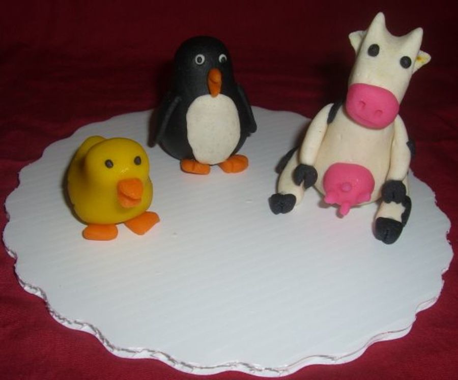 My First Marzipan Figures... - CakeCentral.com