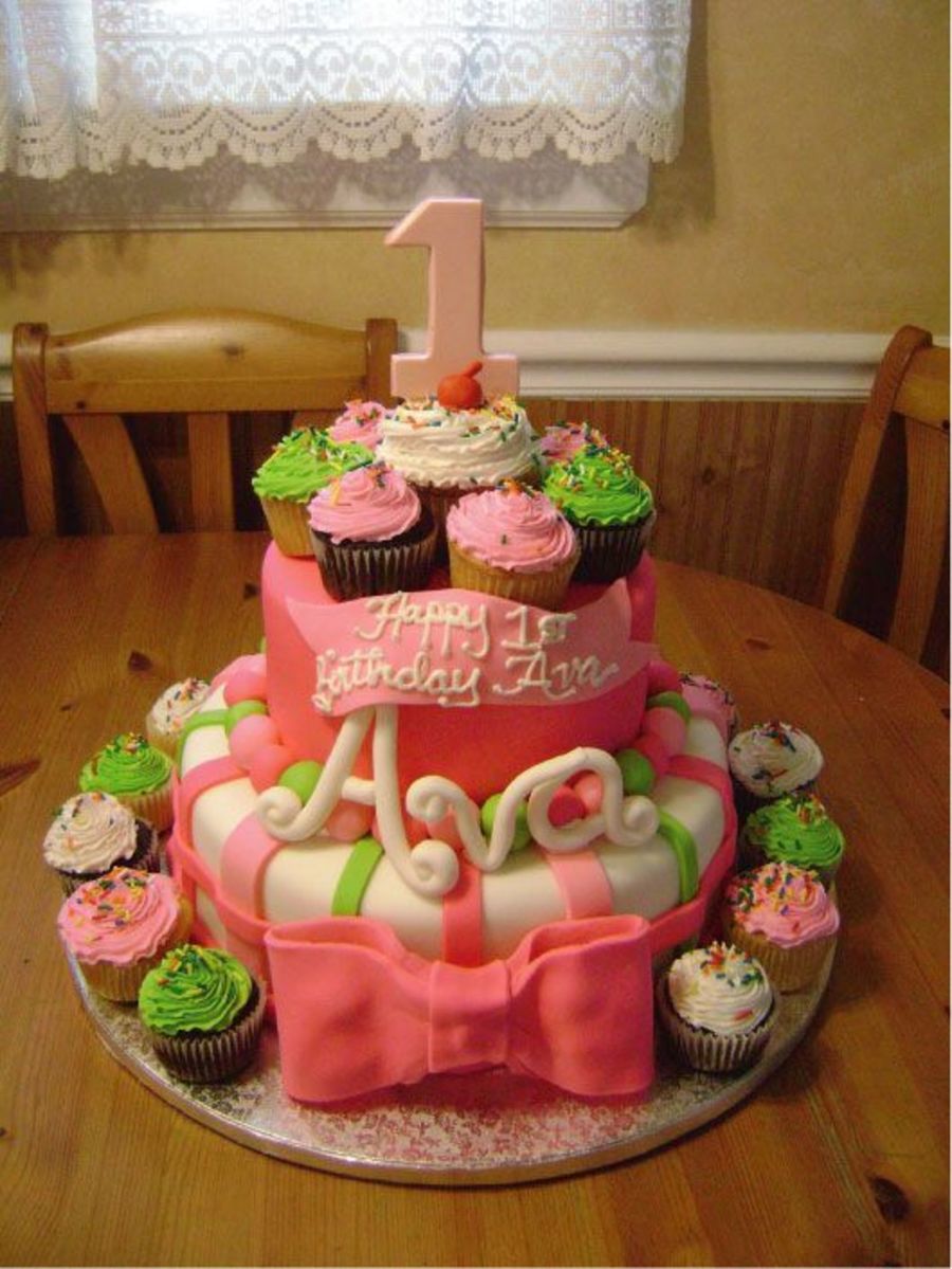 Cupcake Themed Cake - CakeCentral.com