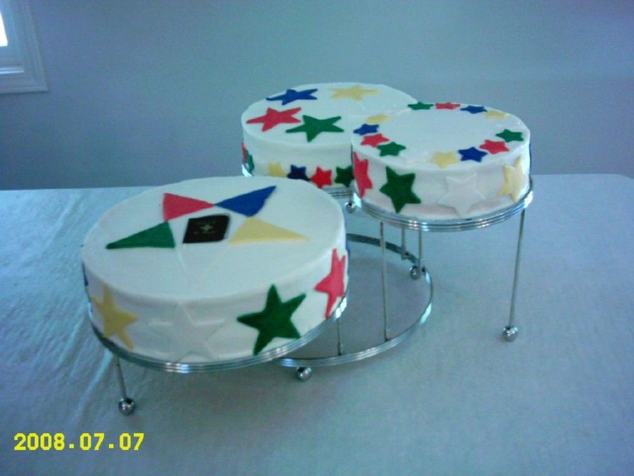 Eastern Star Cake - CakeCentral.com