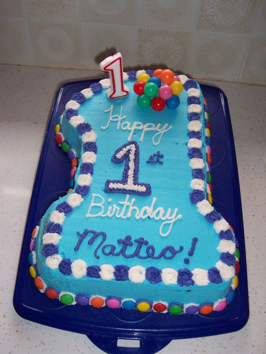 Number One Birthday Cake - CakeCentral.com