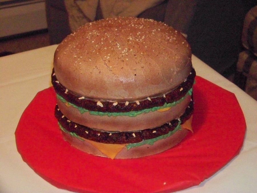 Big Mac Cake - CakeCentral.com
