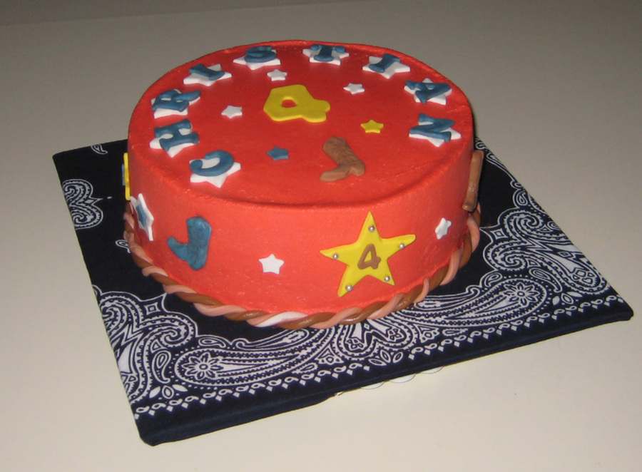 Simple Cowboy Cake - CakeCentral.com