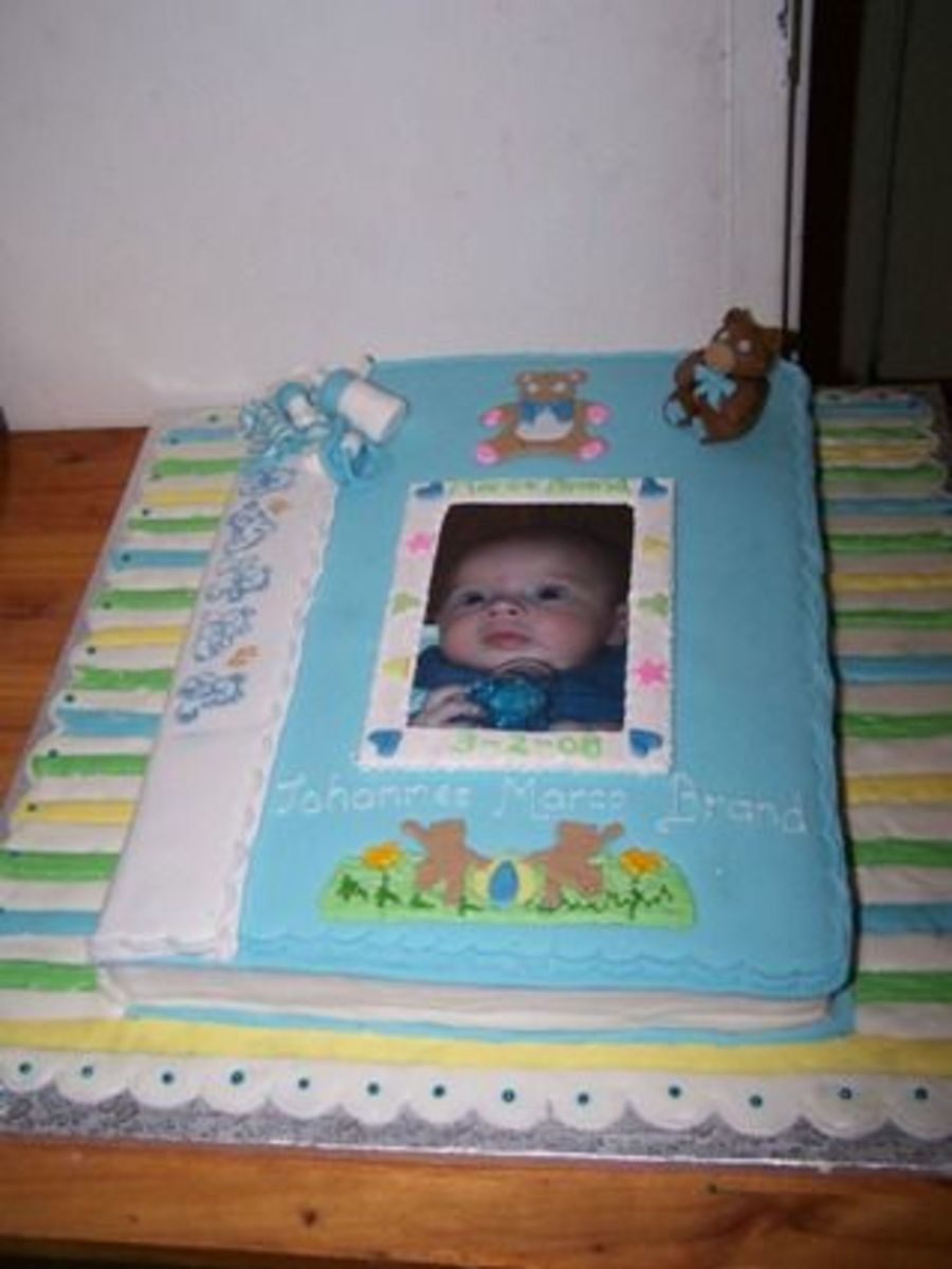 Christening Album Cake - CakeCentral.com