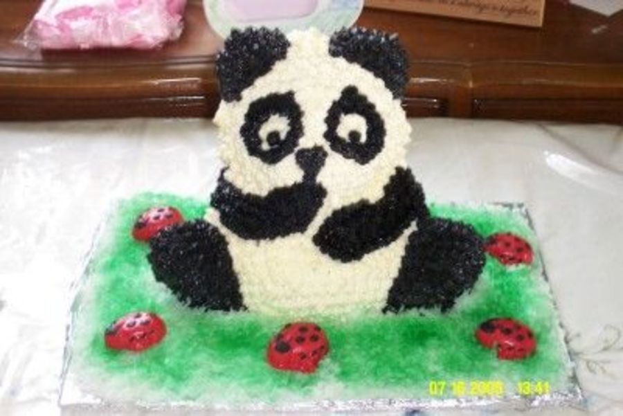 Panda Bear Cake - CakeCentral.com