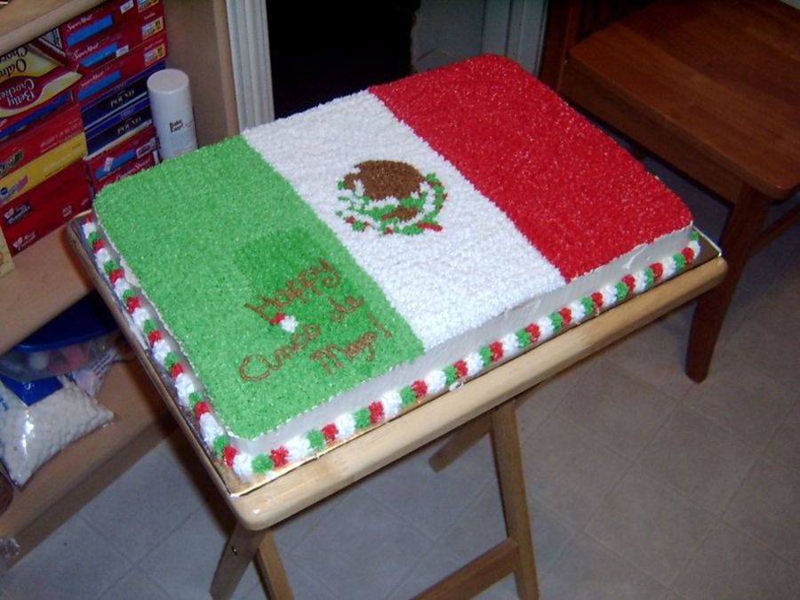 Mexican Flag - CakeCentral.com