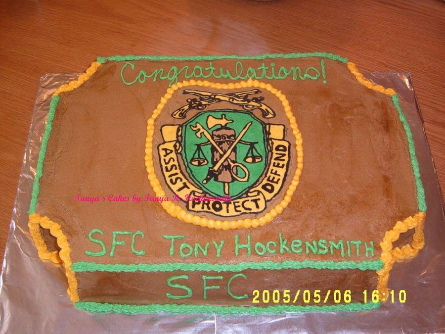 Military Promotion Cake - CakeCentral.com