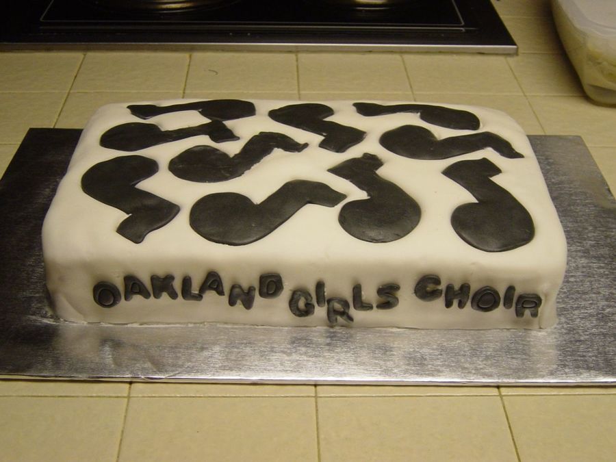 Fondant Music Notes - CakeCentral.com