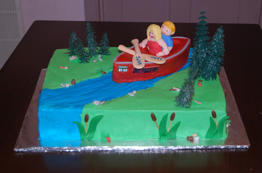 Canoe Cake - CakeCentral.com