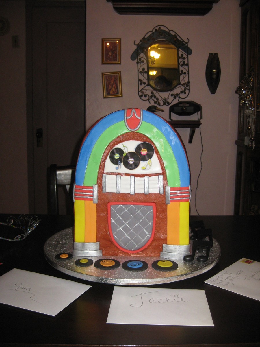 Jukebox Cake - CakeCentral.com