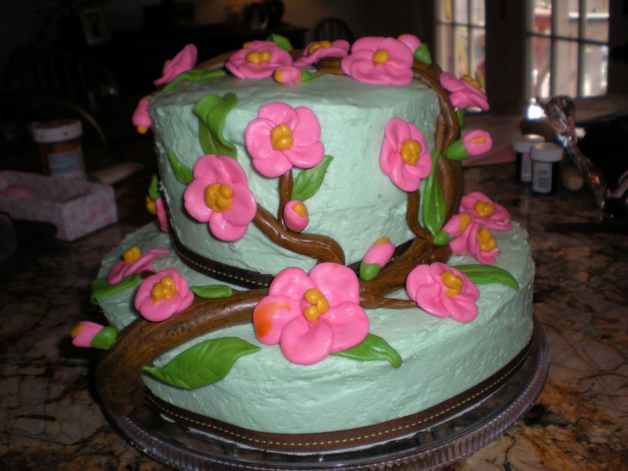 Cherry Blossoms - CakeCentral.com
