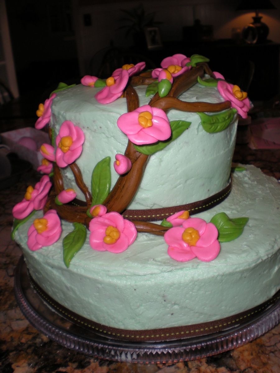 Cherry Blossoms - CakeCentral.com