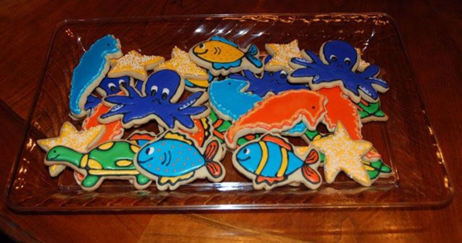 Sea Creatures Tray - CakeCentral.com