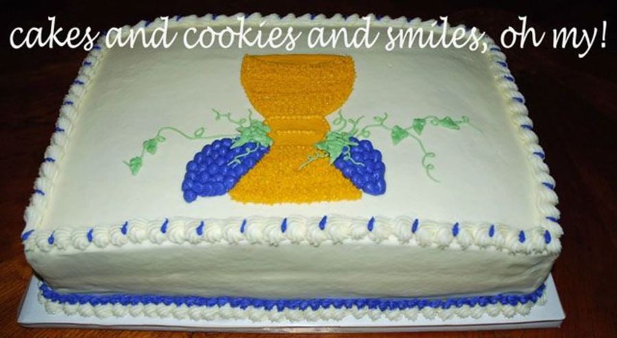 Chalice Sheet Cake - CakeCentral.com