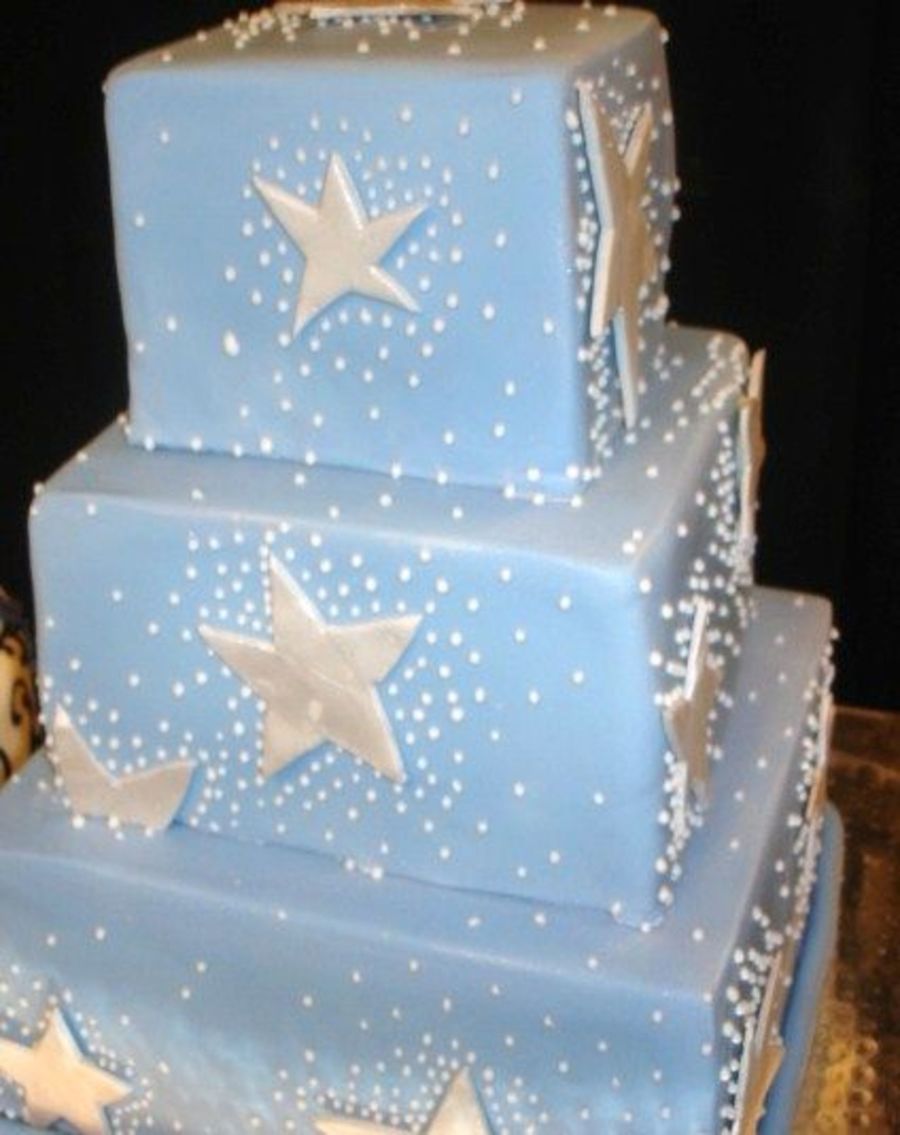 Starry Cake - CakeCentral.com