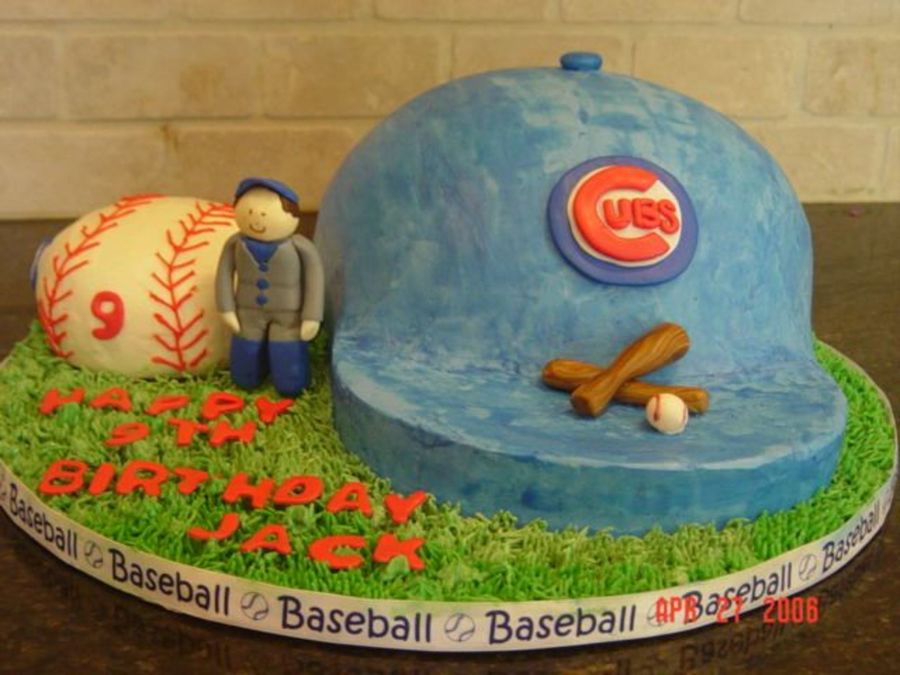 Chicago Cubs Cake - CakeCentral.com