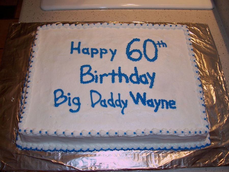 60Th Birthday - CakeCentral.com