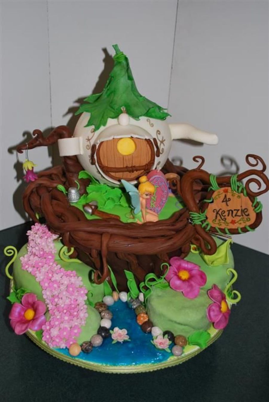 Tinkerbell In Pixie Hollow - CakeCentral.com