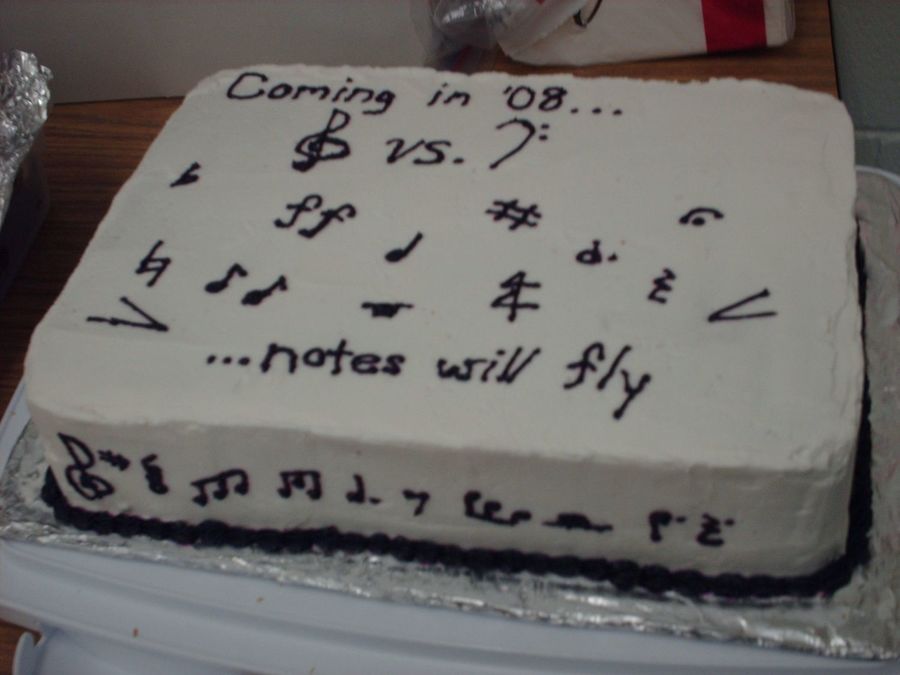 Orchestra Civil War - CakeCentral.com