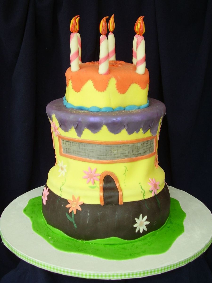 Bounce House Cake - CakeCentral.com