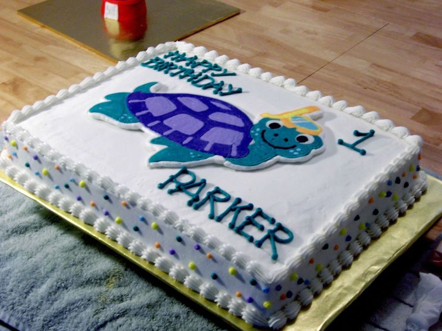 Baby Neptune Cake - CakeCentral.com