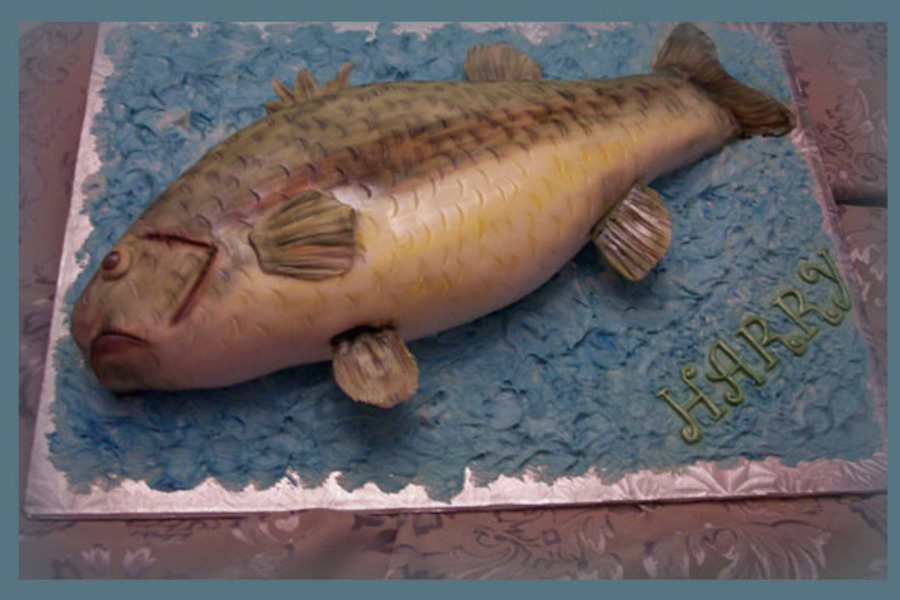 "bass" Cake For My Soon To Be "son-In-Law". - CakeCentral.com