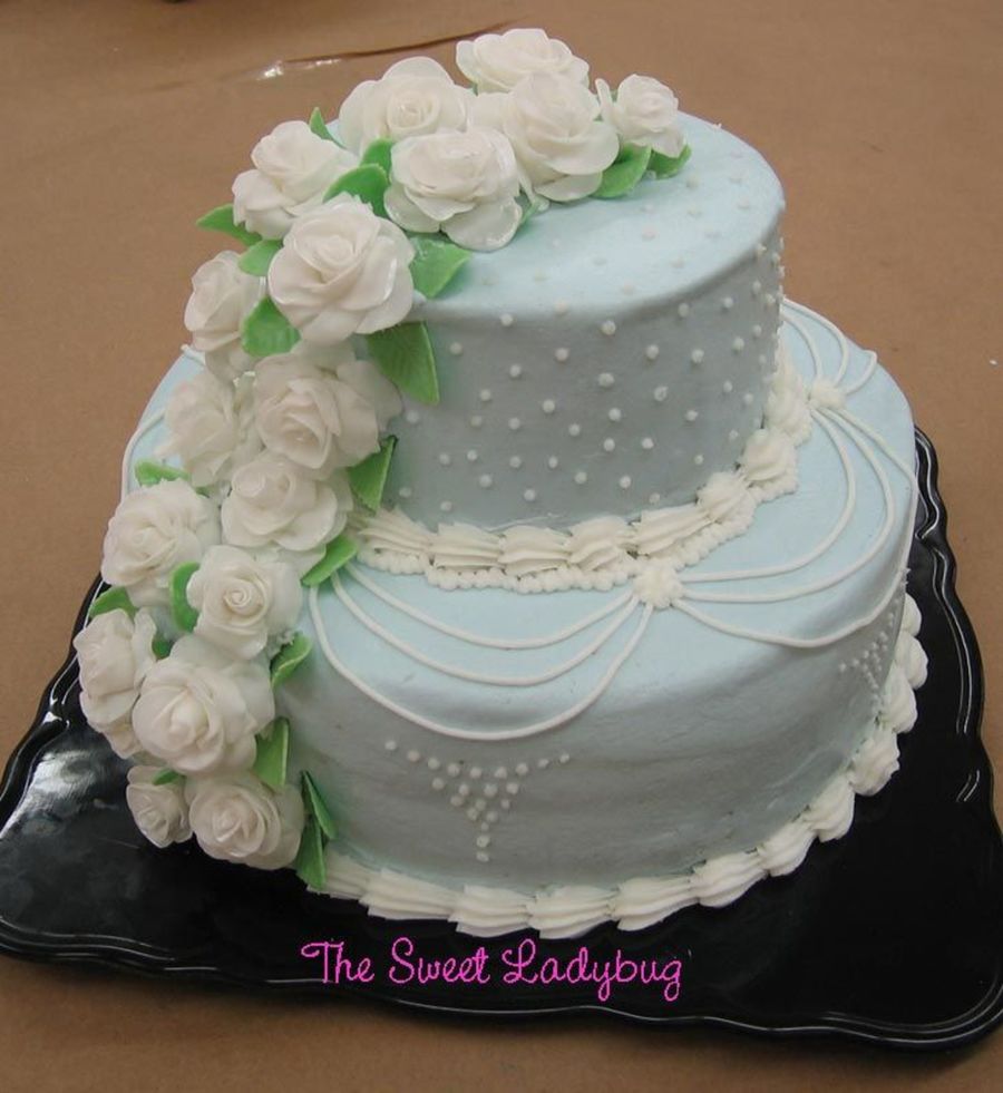 Rose Cascade - CakeCentral.com