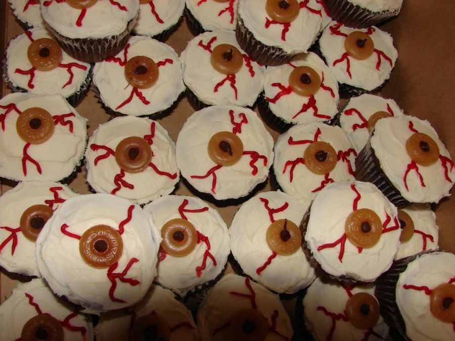 Scary Eyes Cupcakes - CakeCentral.com