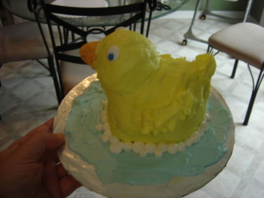 Little Duck Smash Cake - CakeCentral.com