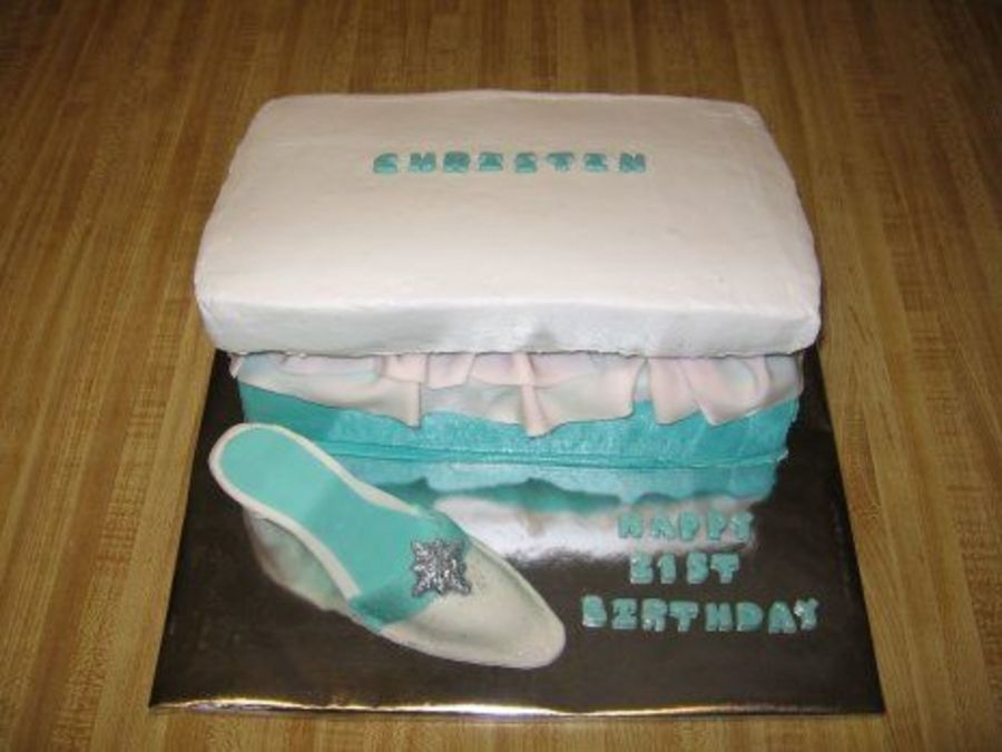 Christin's Shoe And Shoebox - CakeCentral.com