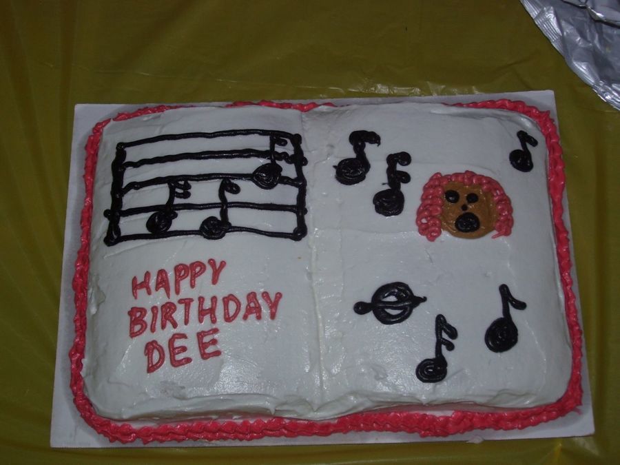 Singing Birthday Cake - CakeCentral.com