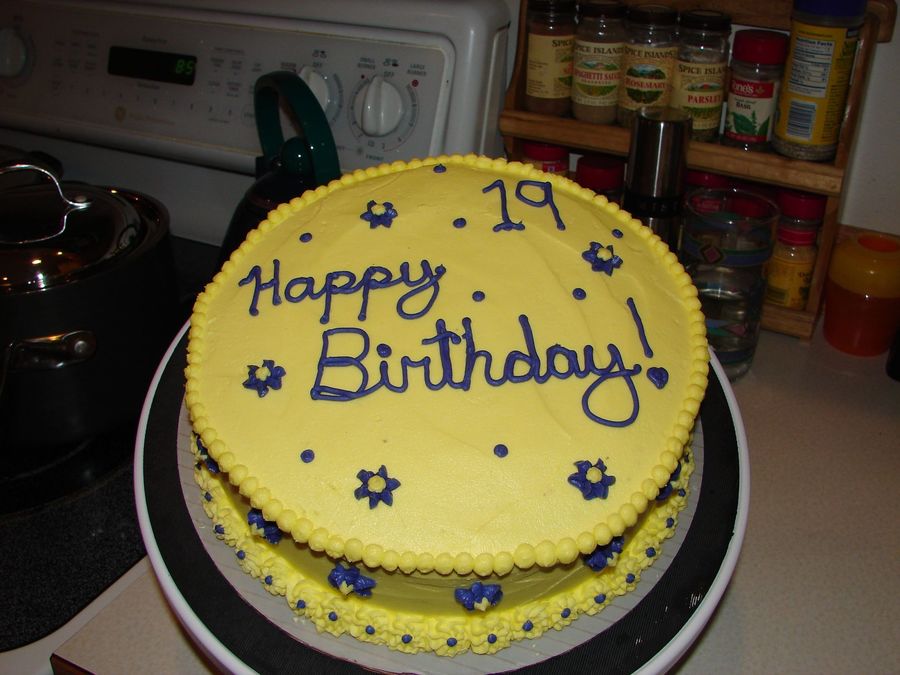 19Th Birthday Cake - CakeCentral.com