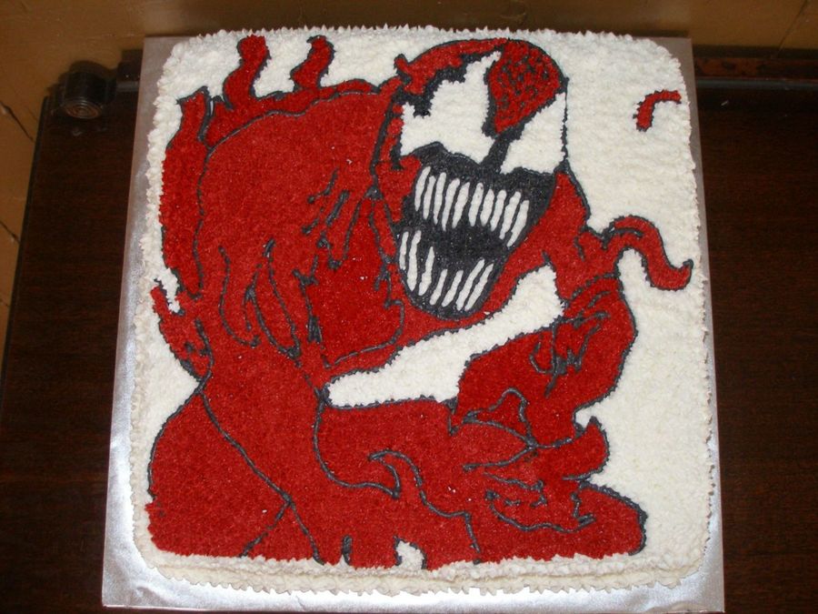 Carnage For Spiderman - CakeCentral.com